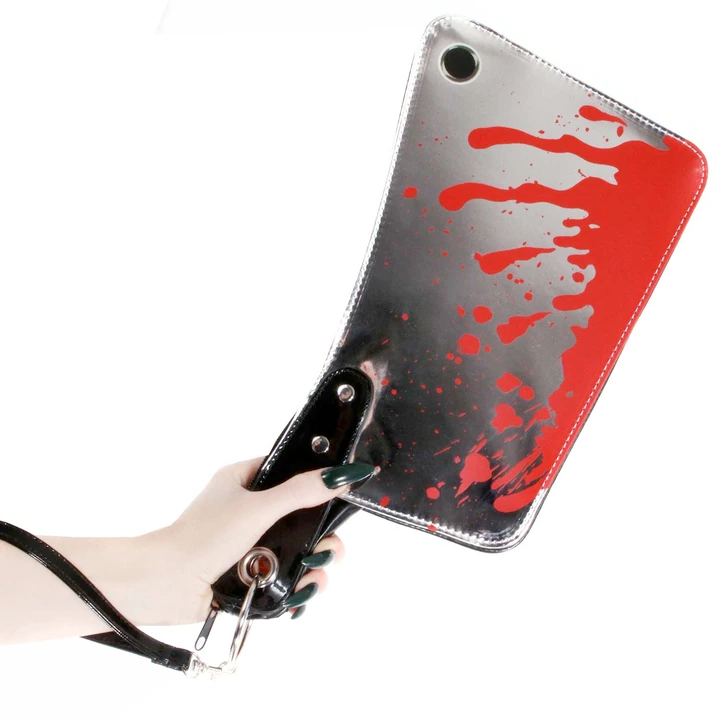 Meat Cleaver Metallic Bag – Black Martin