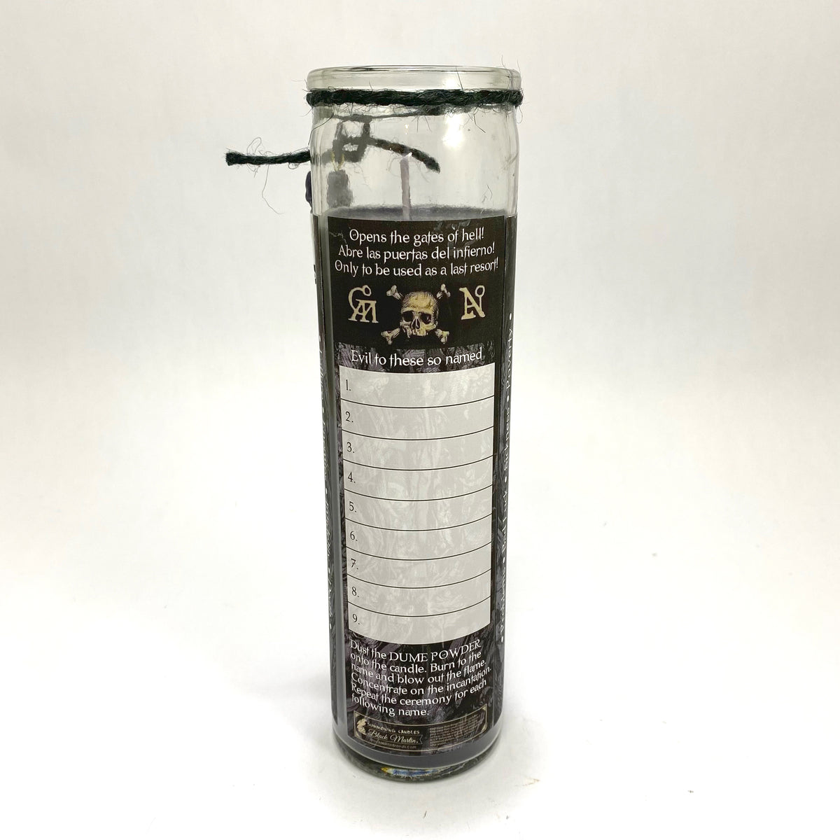 D.U.M.E. Candles – Black Martin