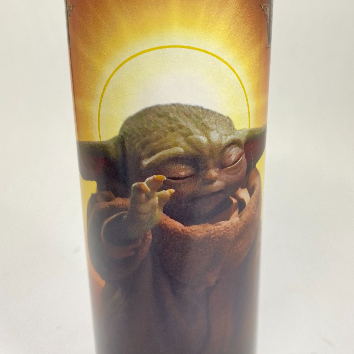 Baby Yoda / Grogu Inspired Candle – Black Martin