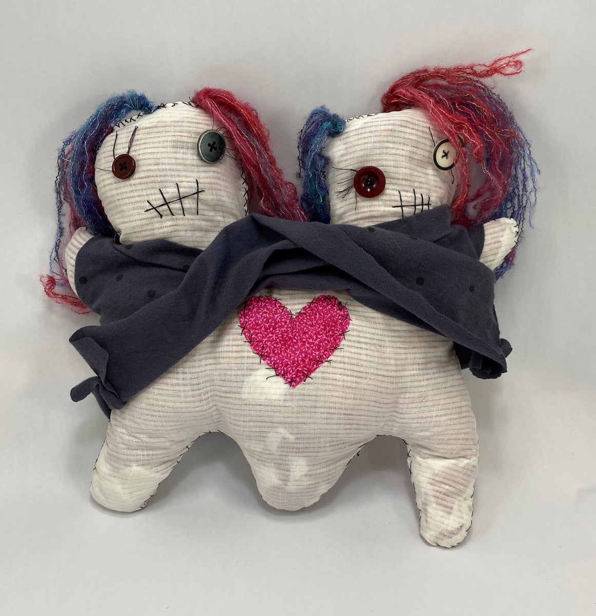 Conjoined Twins Voodoo Doll - Jilda and Hilda – Black Martin
